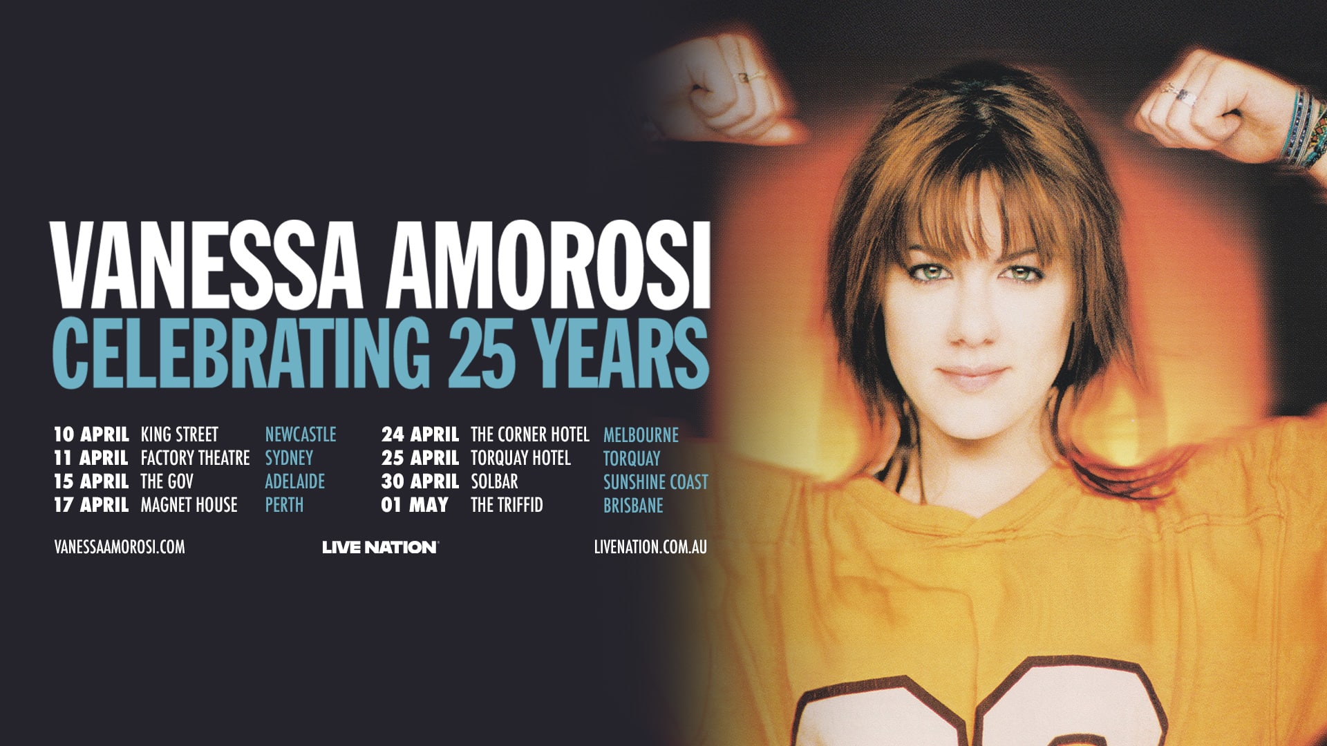 Vanessa Amorosi Announces 2026 Australian Tour - On Your Markus