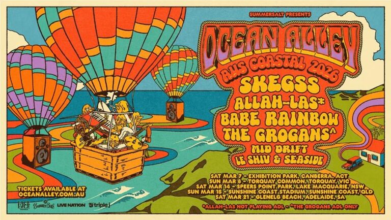 Ocean Alley Announce New Tour Aus Coastal 2026 - On Your Markus