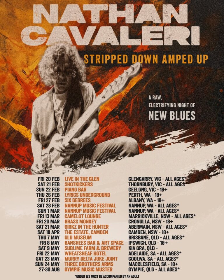 Nathan Cavaleri Announces 2026 Tour - On Your Markus