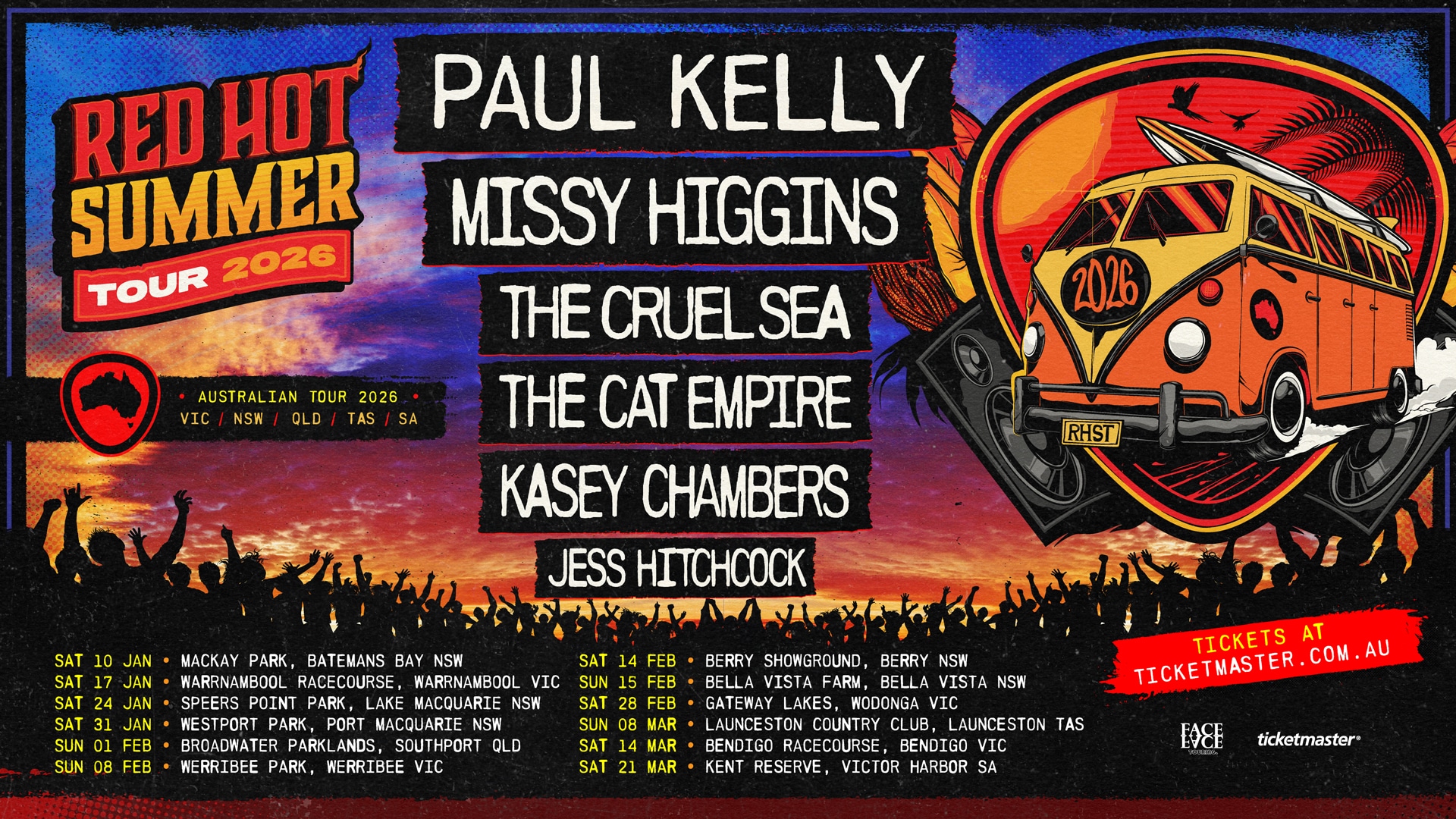 Red Hot Summer Tour Announces Four New Shows - On Your Markus